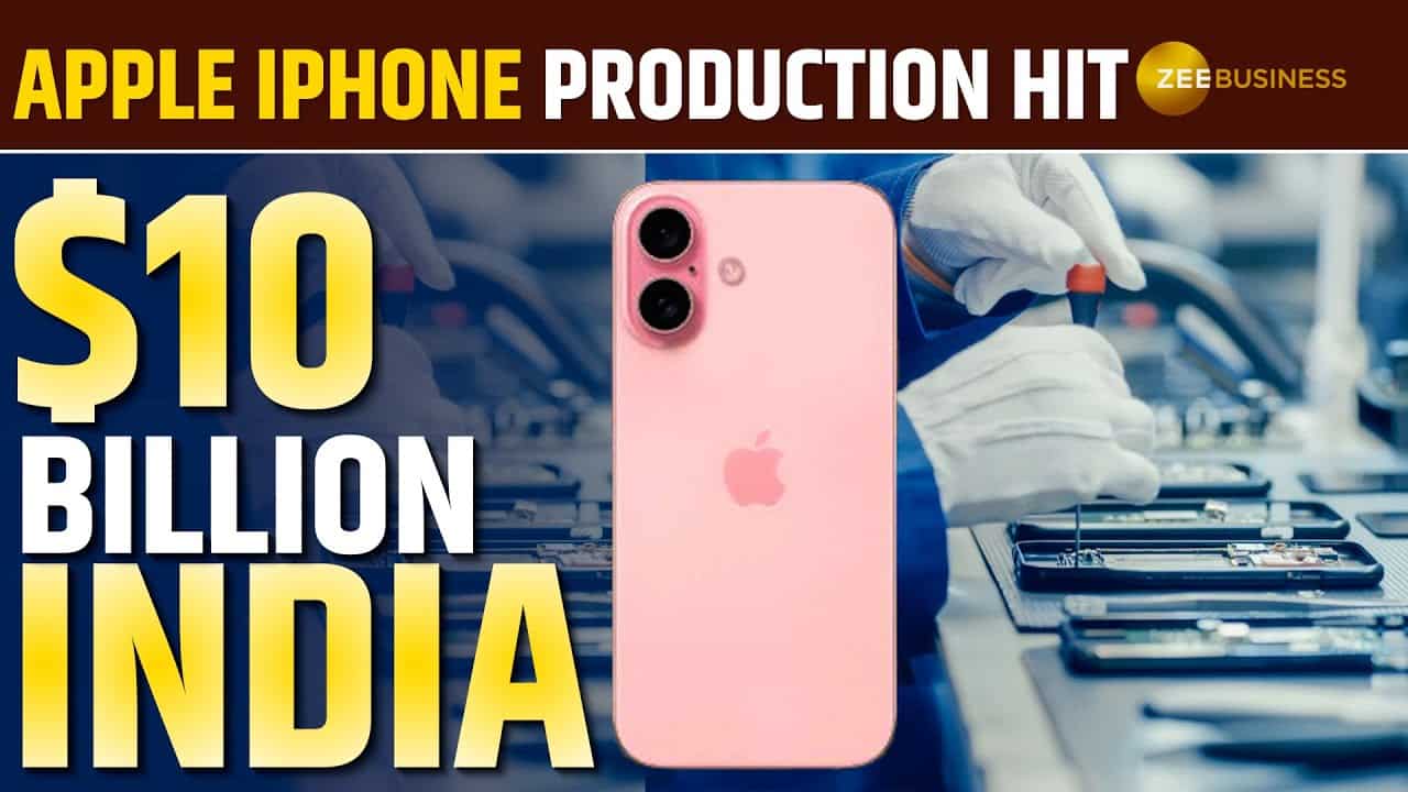 Apple's iPhone Production in India Hits $10 Billion | Zee Business
