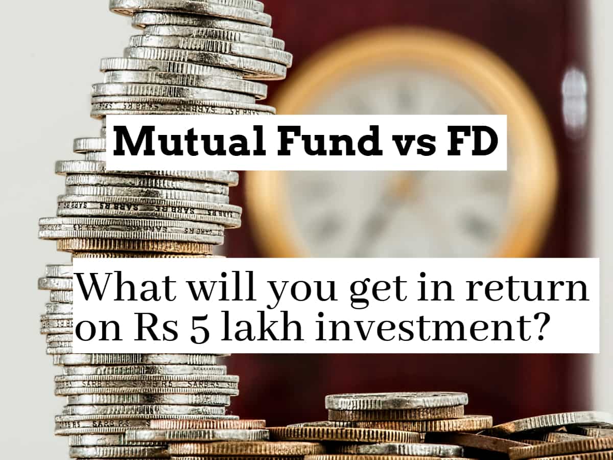 SIP vs Fixed Deposit: What will you get in return if you invest Rs 5,00 ...