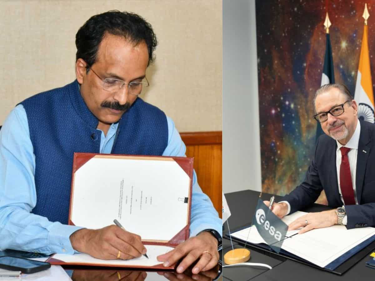 ISRO- European Space Agency sign agreement for advancing human spaceflight | Zee Business