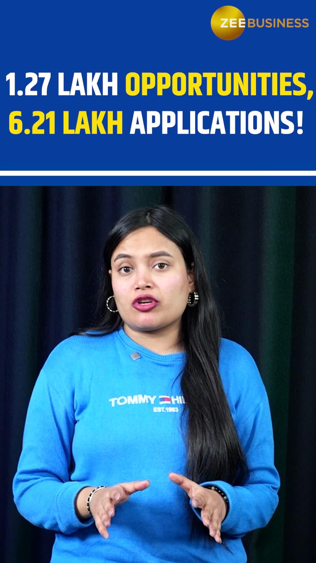 PM Internship Scheme 2024 receives 6.21 lakh applications for 1.27 lakh openings | Zee Business