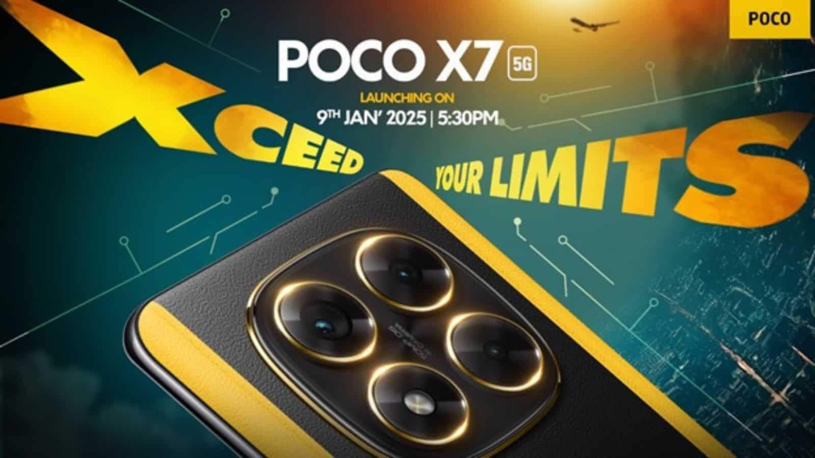 POCO X7 Series set to arrive on January 9 with unmatched performance ...