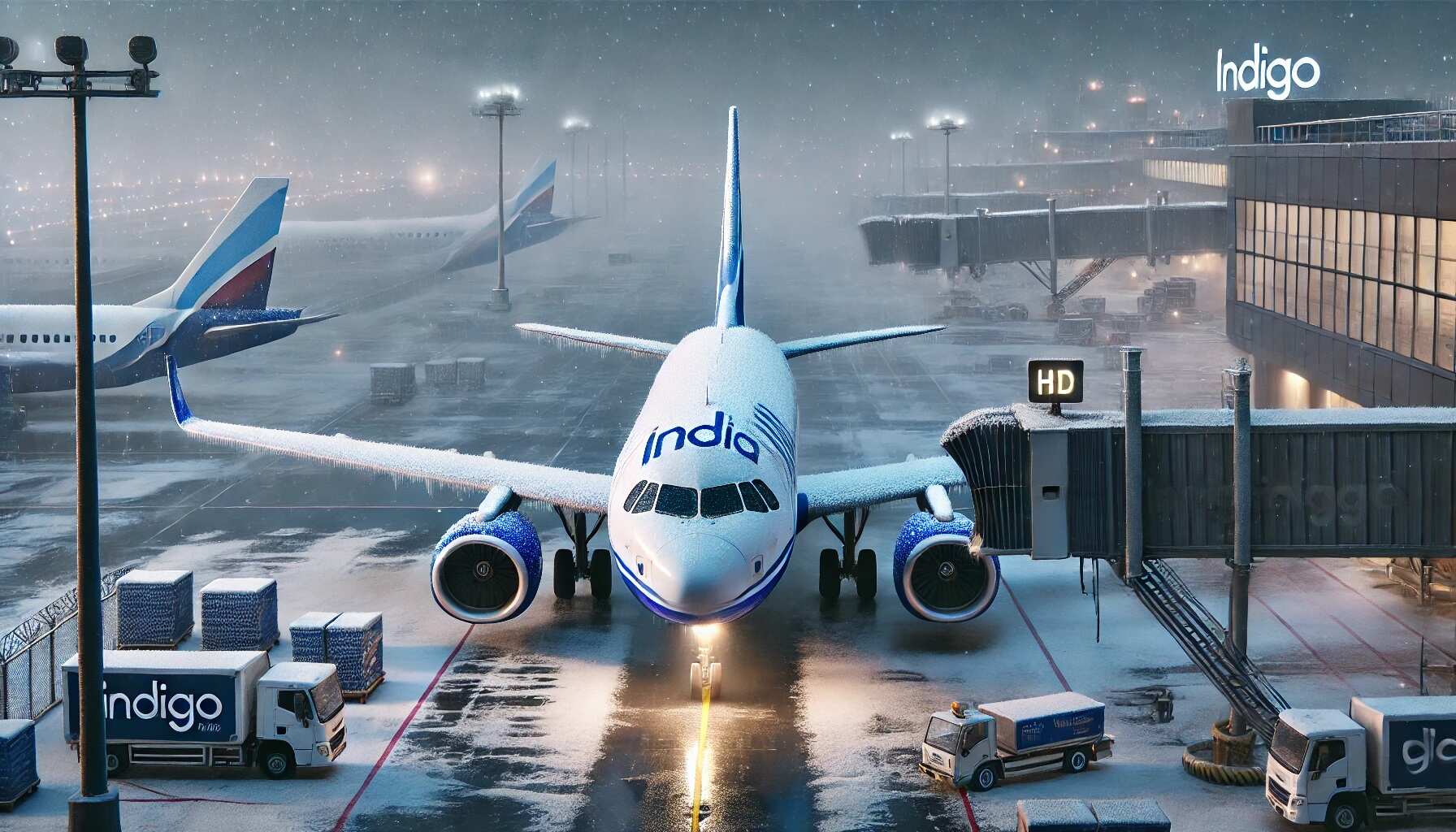 IndiGo issues advisories amid snowfall, fog across states; Delhi ...