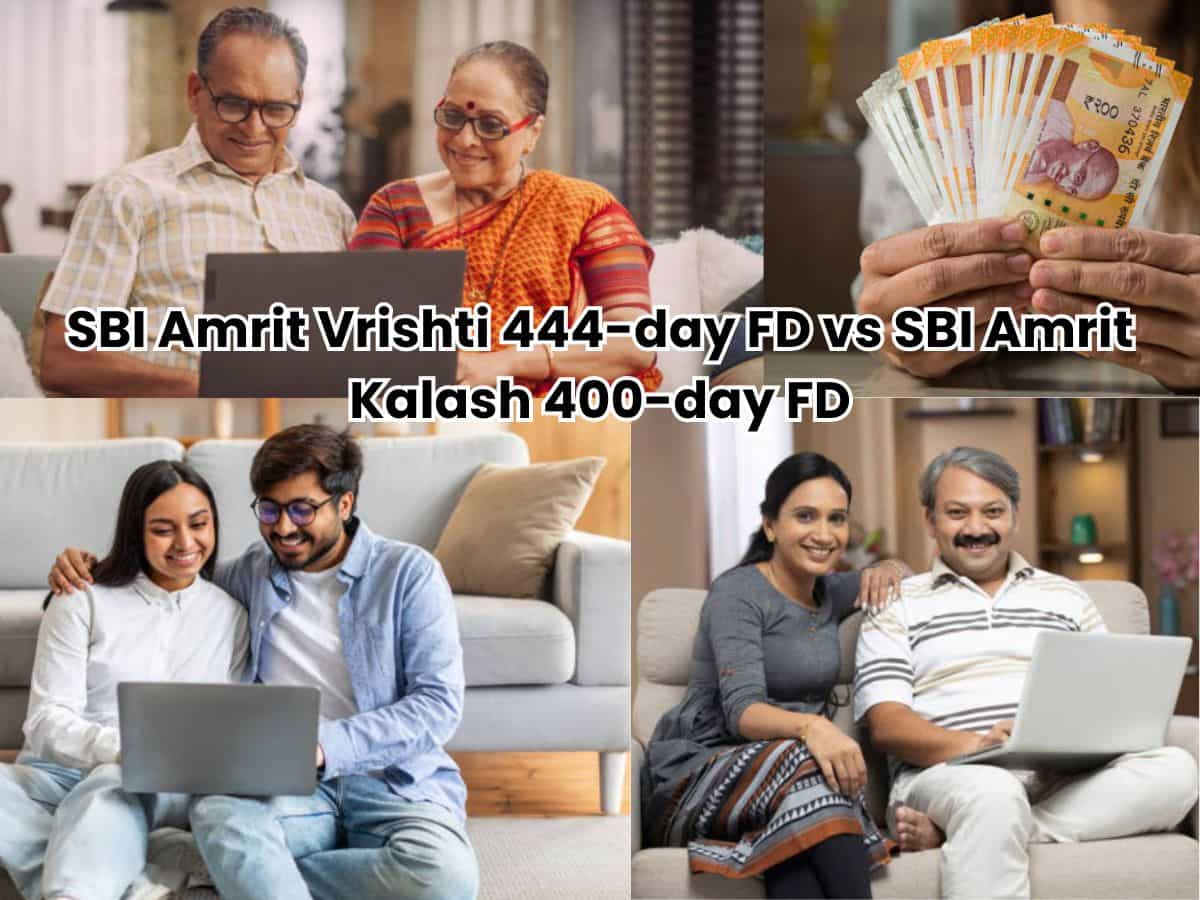 SBI Amrit Vrishti 444-day FD vs SBI Amrit Kalash 400-day FD: What will ...