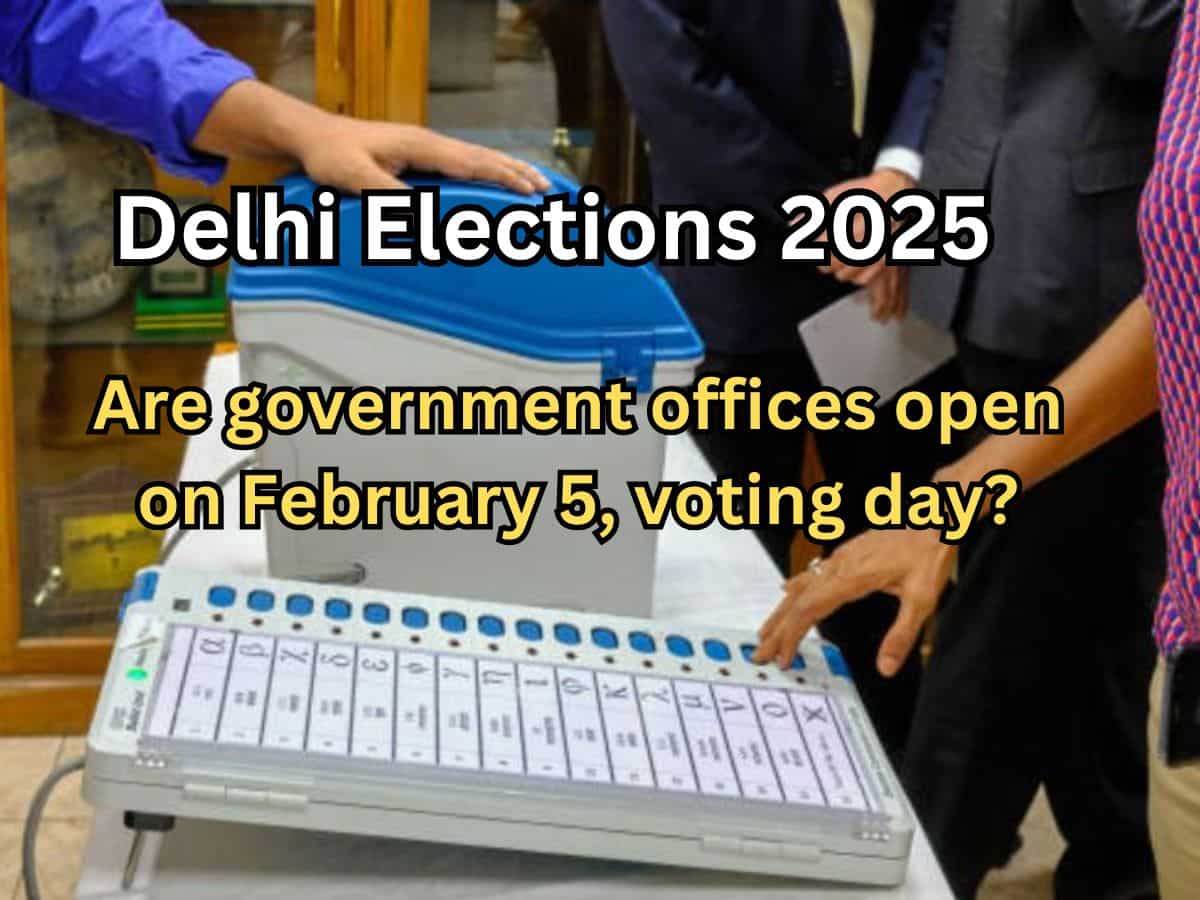 Delhi Elections 2025: Are government offices open on February 5, voting ...
