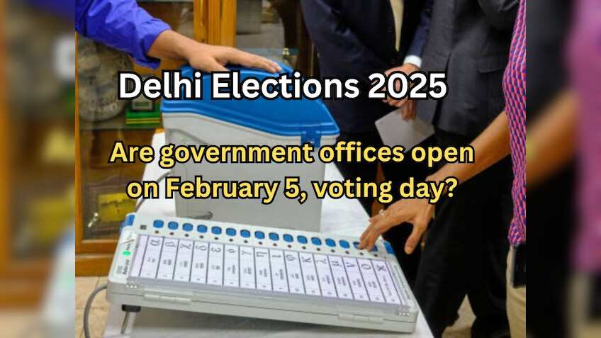 Delhi Elections 2025: Are government offices open on February 5, voting ...