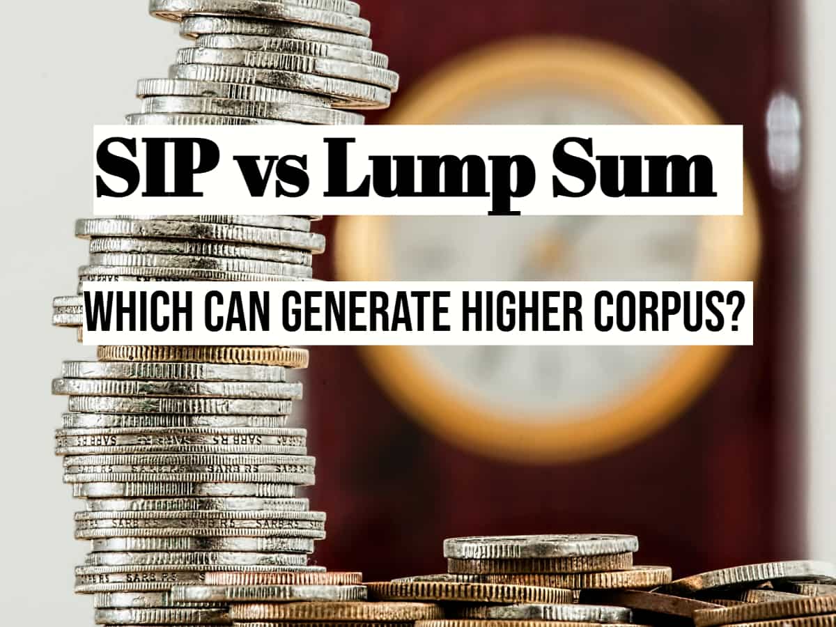 SIP or Lump Sum? Which can generate larger corpus on Rs 9,00,000 ...