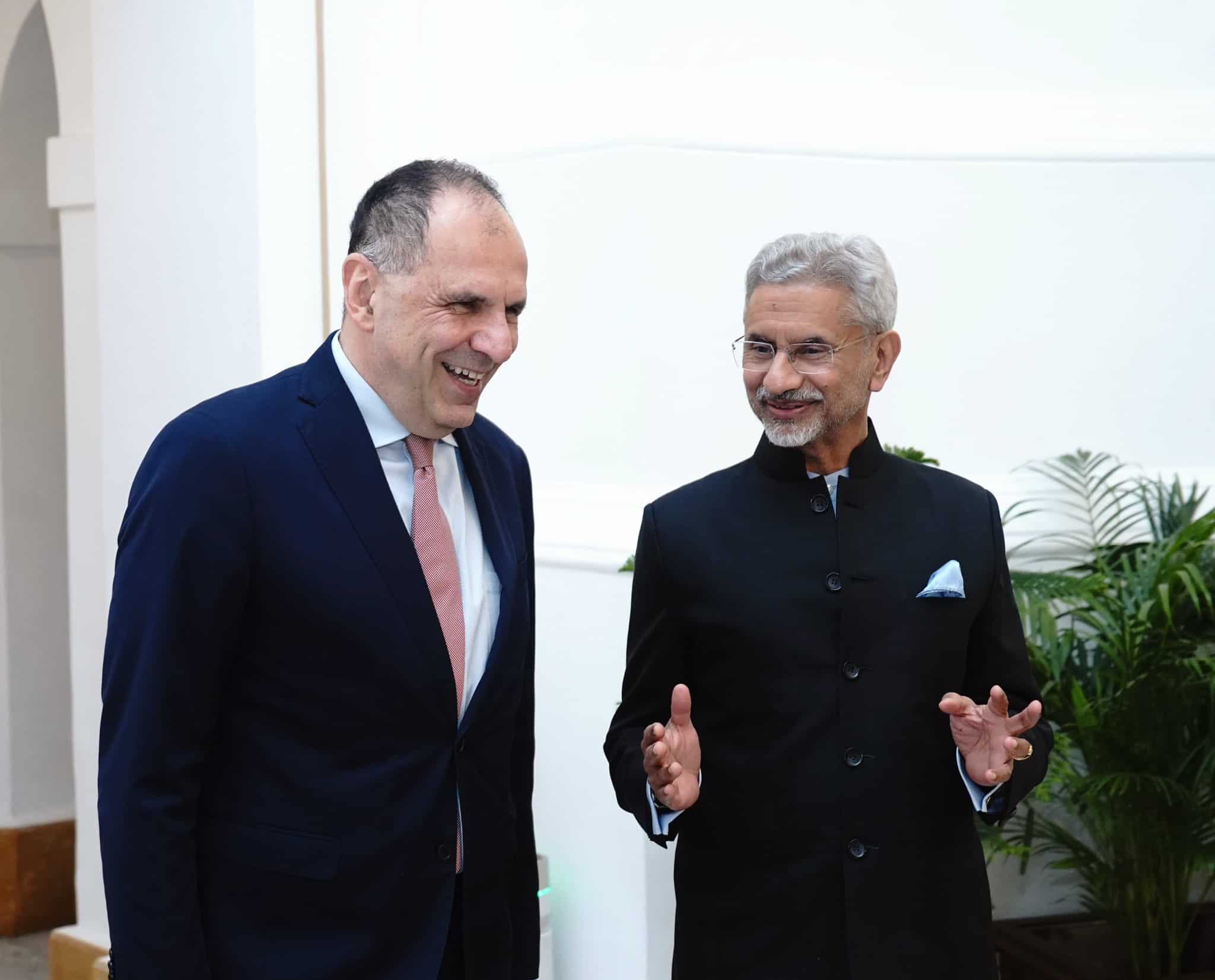 EAM Jaishankar meets Greek Foreign Minister, discuss ways to advance ...