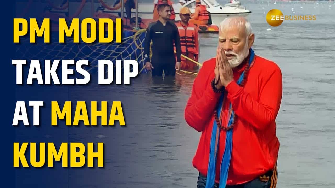 Maha Kumbh: PM Narendra Modi takes holy dip at Triveni Sangam in Prayagraj