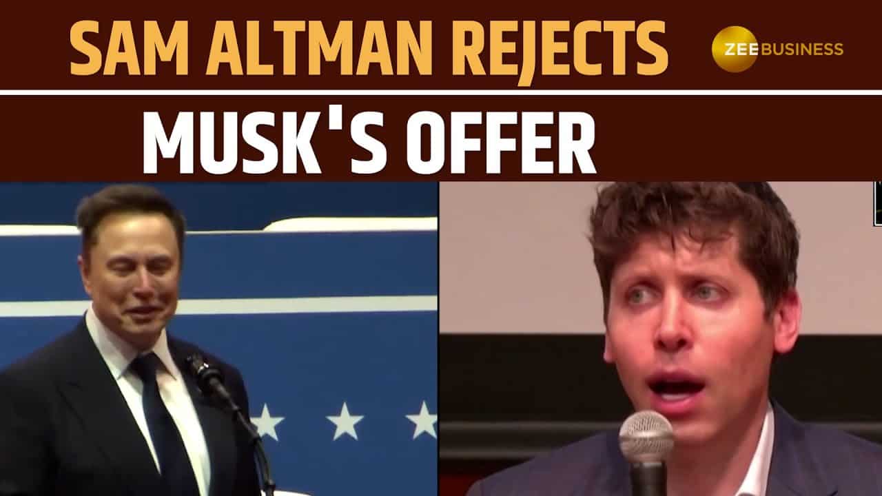 CEO Sam Altman rejects Elon Musk's offer to buy OpenAI, calls it ...