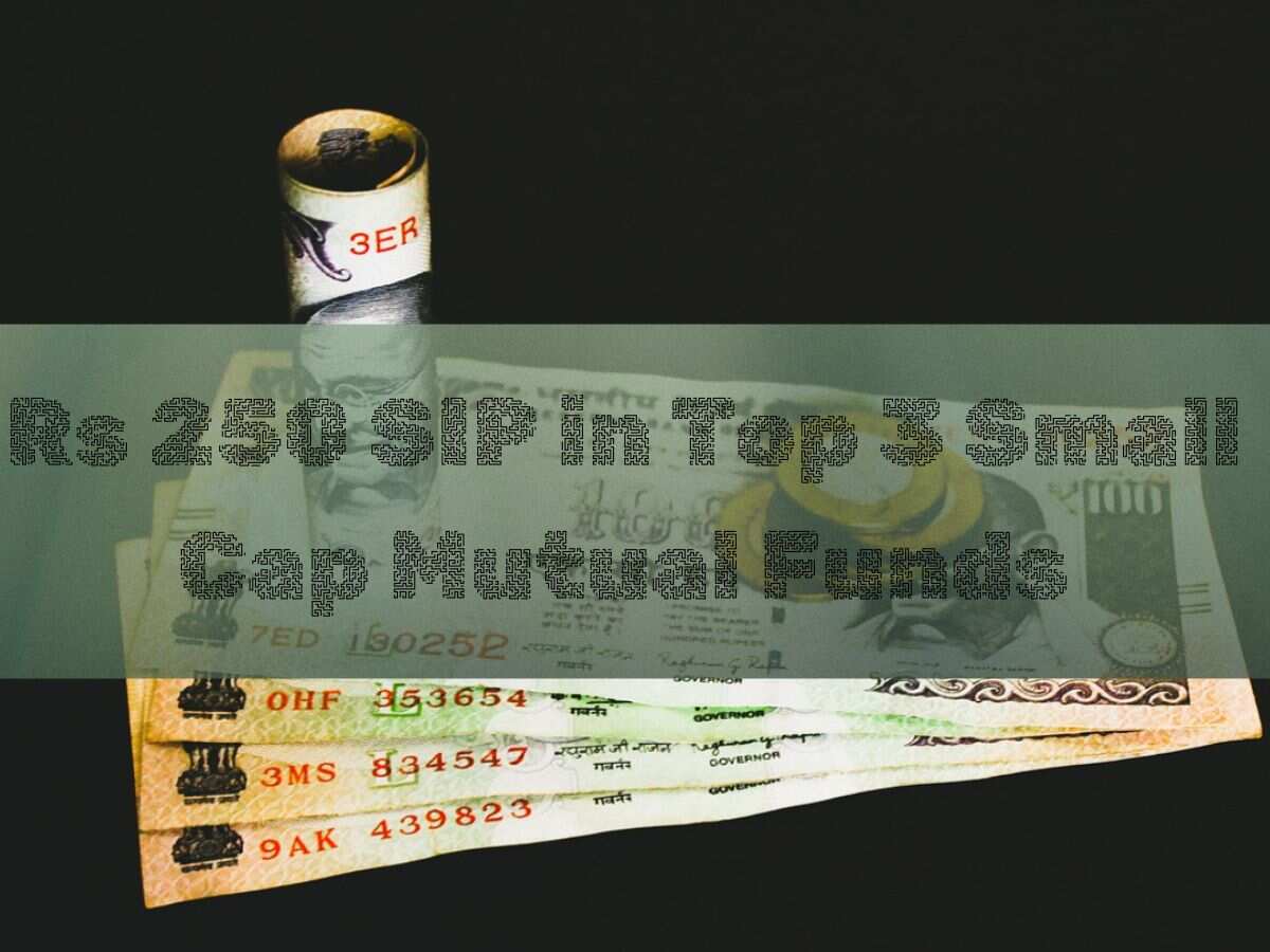 Power of Rs 250 SIP: Rs 250 monthly SIP investment in top 3 small cap ...