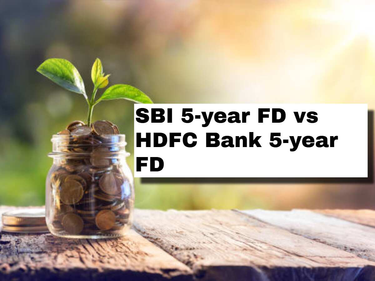 SBI 5-year FD vs HDFC Bank 5-year FD: What will you earn after 5 years ...