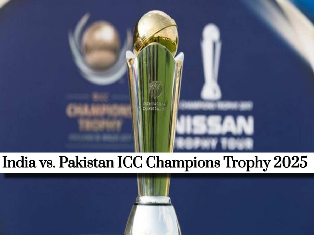 IND VS PAK Live Streaming: When and where to watch India vs Pakistan ICC Champions Trophy 2025 ...