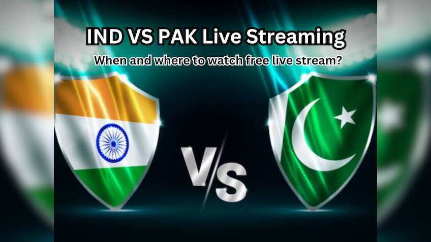 IND VS PAK Live Cricket Score Streaming APPS: When and where to watch ...