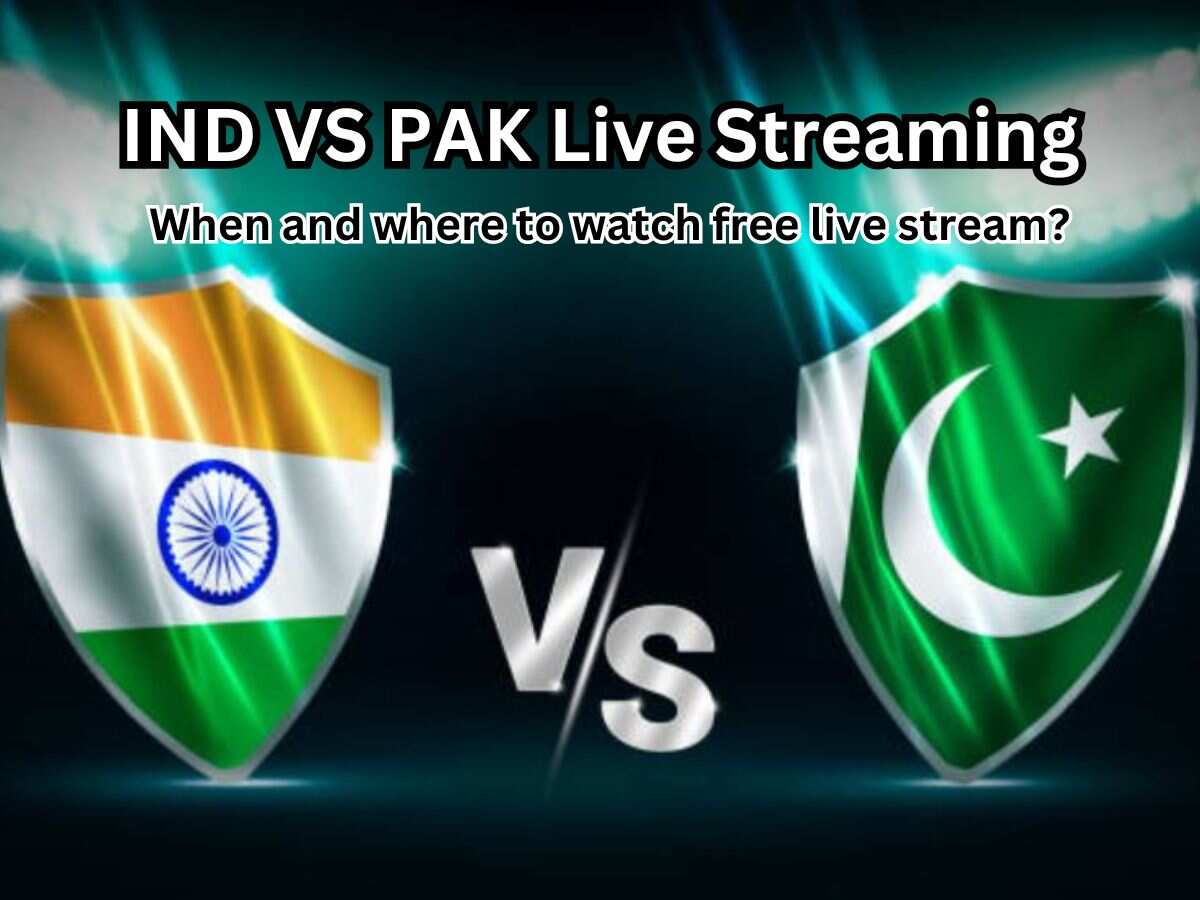 IND VS PAK Live Cricket Score Streaming APPS: When and where to watch India vs Pakistan ICC ...