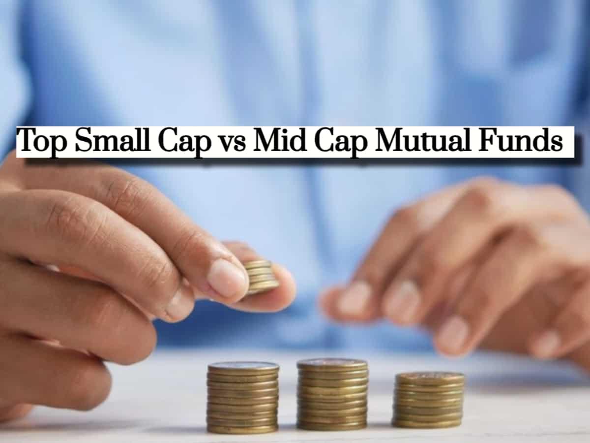Top Small Cap vs Mid Cap Mutual Fund in 5 Years; Corpus on Rs 10,000 ...