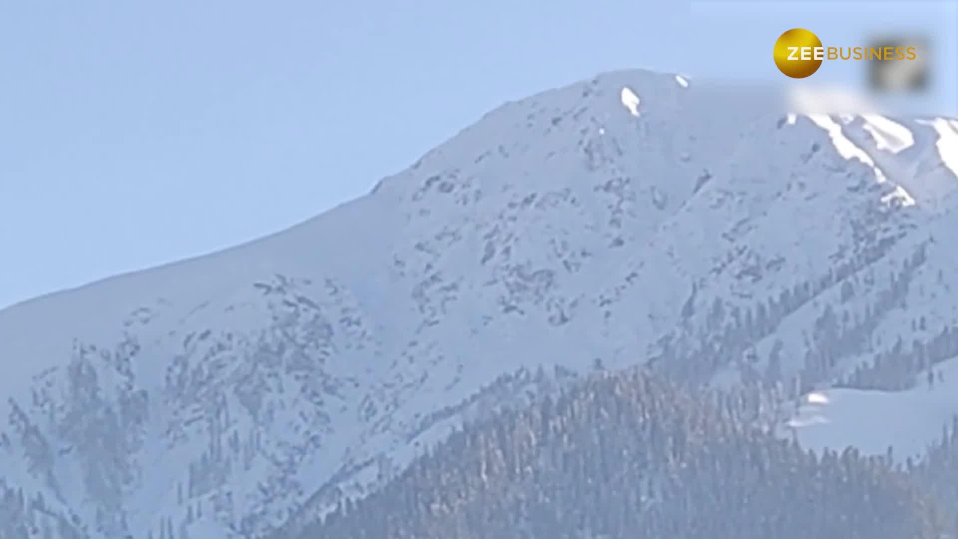 J-K: Snow-capped mountains with golden morning light treat for eyes in ...