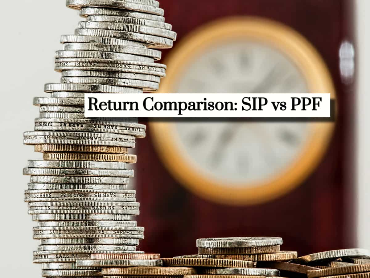 SIP vs PPF: Where can you get higher corpus on Rs 1,10,500 annual ...