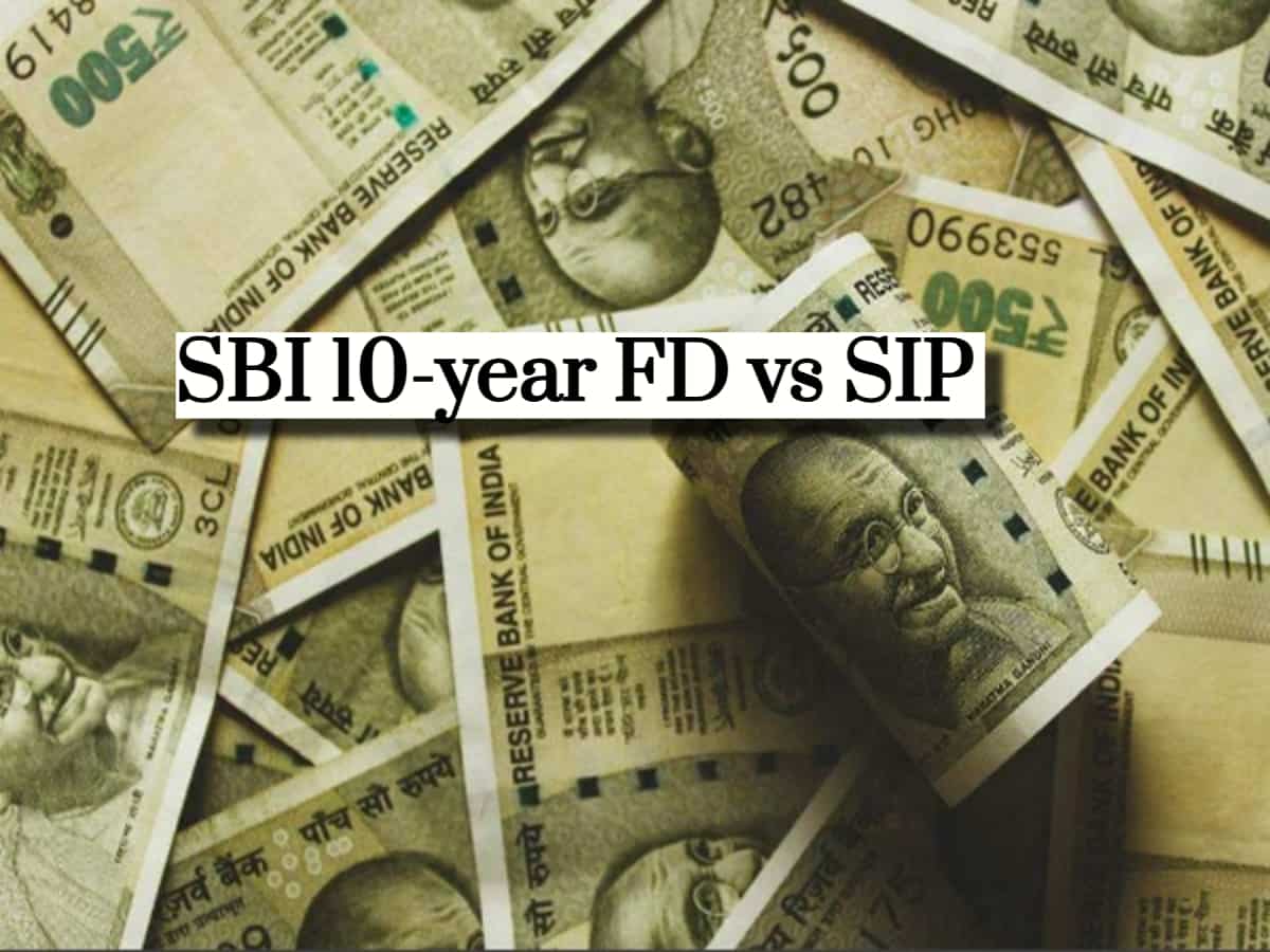 SBI 10-year FD vs SIP: What will be your return on Rs 9,50,000 ...