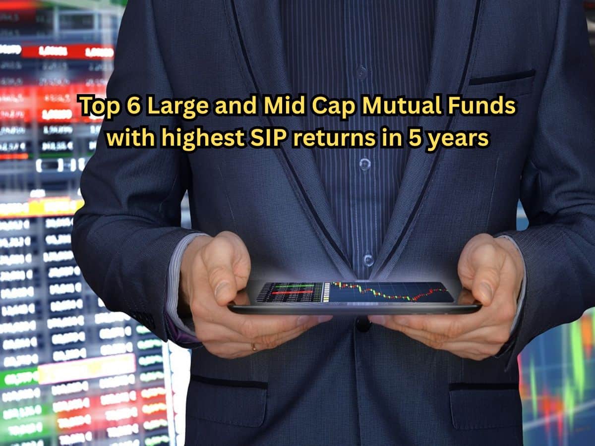 Top 'Large and Mid' Mutual Funds in 5 Years: Rs 2,50,000 one-time ...