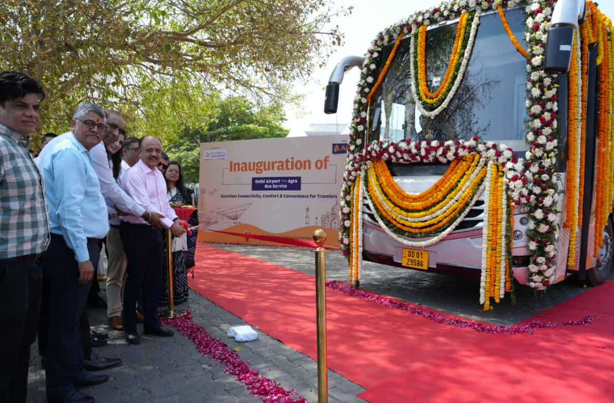 DIAL launches luxury bus service connecting Agra with Delhi Airport ...