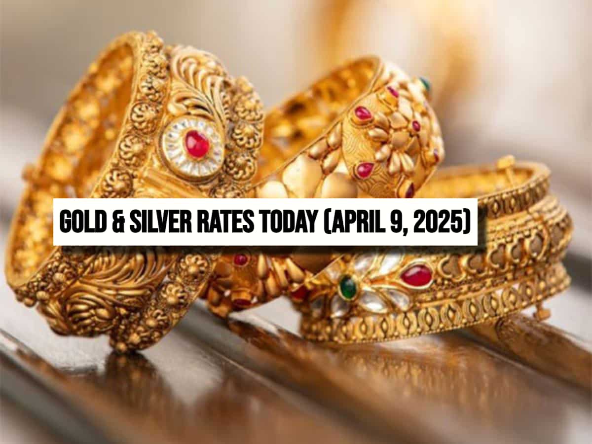 Gold & Silver Prices Today, April 9: Yellow metal hits Rs 89,662 ...