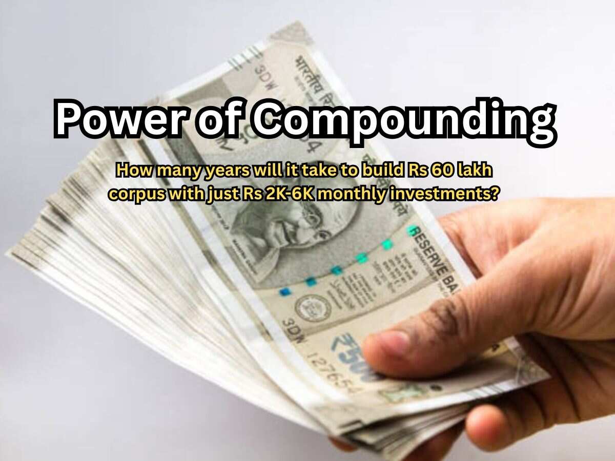 Power of Compounding: How many years will it take to build Rs 60 lakh ...