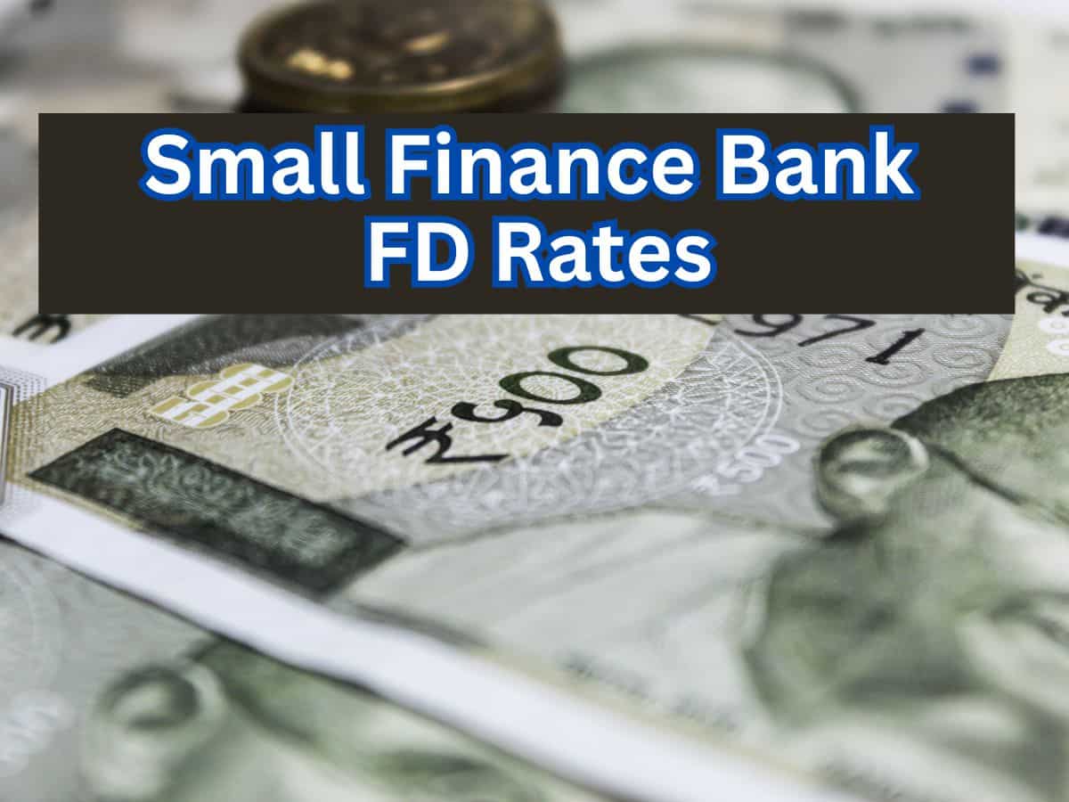 SFB FD Rates For Rs 10 Lakh One-Time Investment: These 5 small finance ...