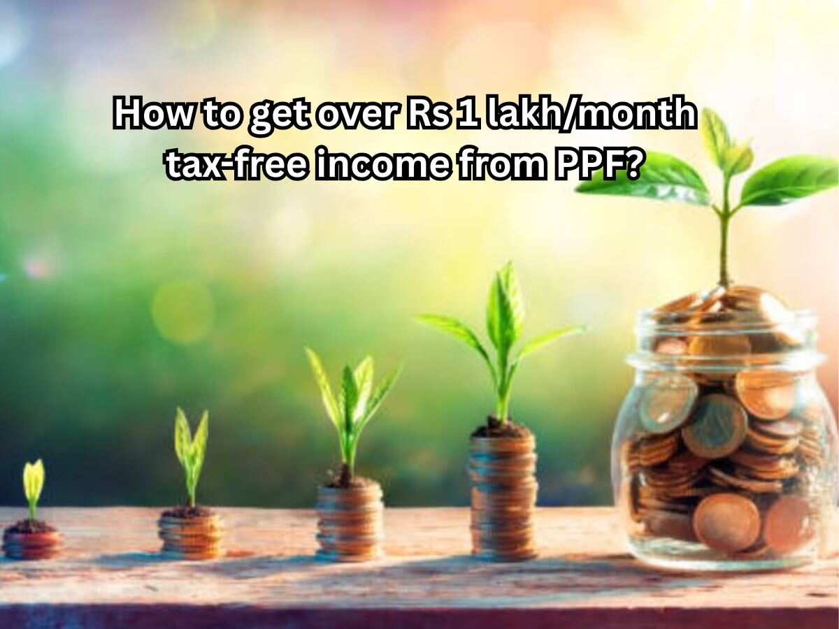 PPF for Regular Income: How can you get over Rs 1 lakh/month tax-free ...