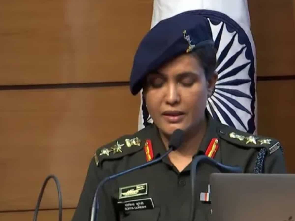 Meet Colonel Sofiya Qureshi, first woman to lead an Indian military contingent abroad, briefed ...
