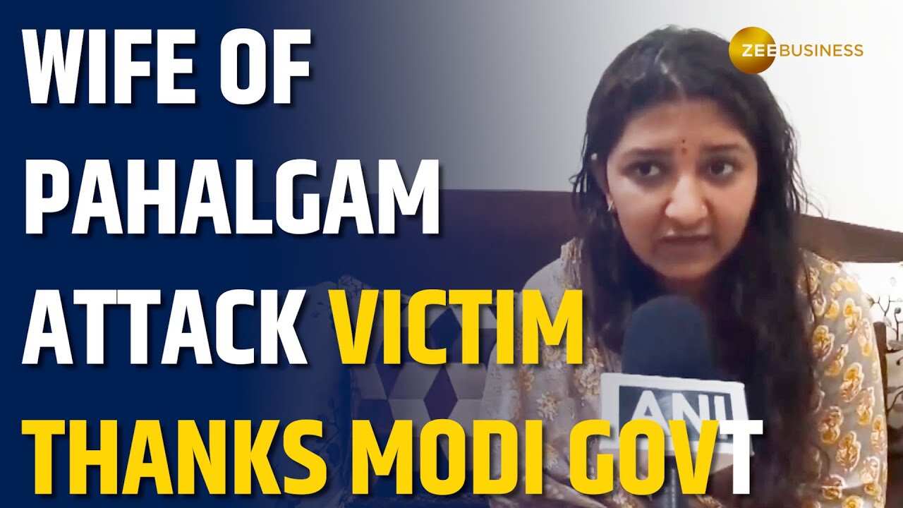 “Got tears in my eyes…” Wife of Pahalgam attack victim thanks Modi Govt ...