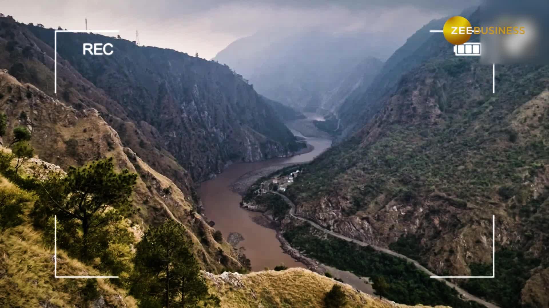 Latest visuals from Reasi's Salal Dam built on Chenab River; on gate ...