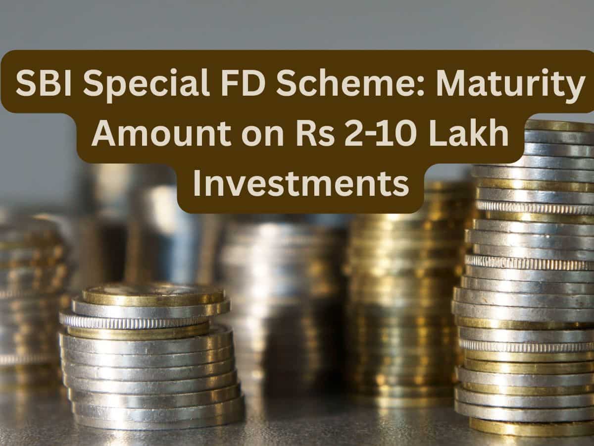 SBI Special FD Scheme: Here's what PSU bank is giving on Rs 1 lakh to ...