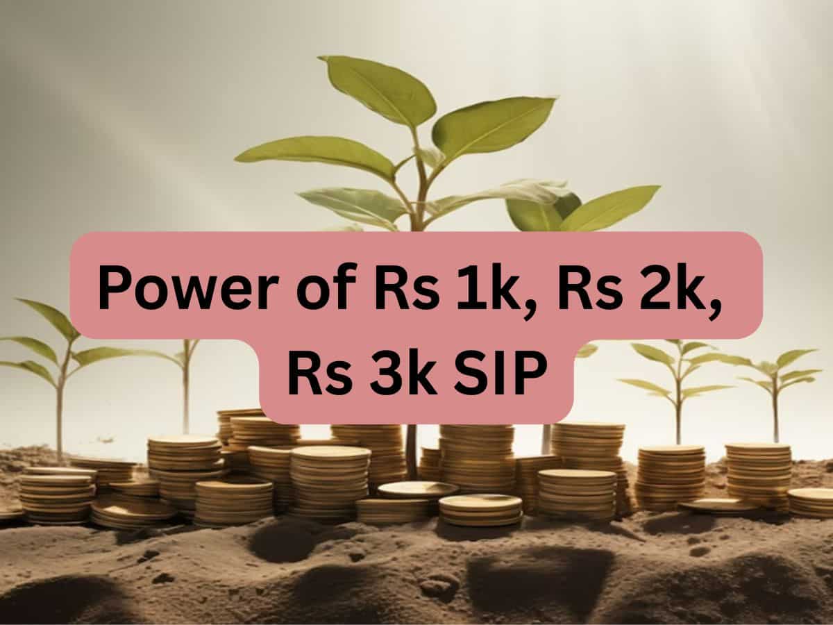 Power of Rs 1K, Rs 2K, Rs 3K SIP: How much corpus can you accumulate in ...