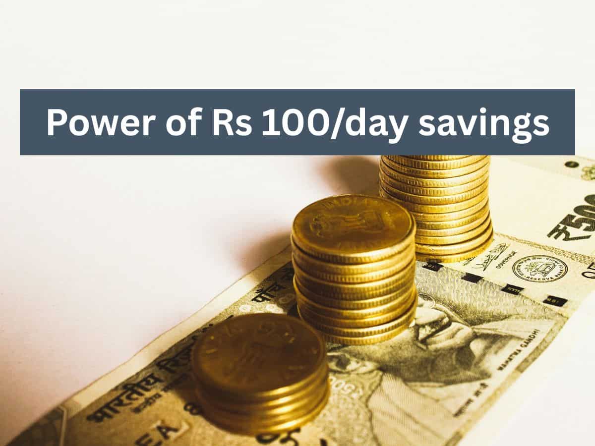 Power of Rs 100/day savings: How beginning with Rs 100 per day savings ...