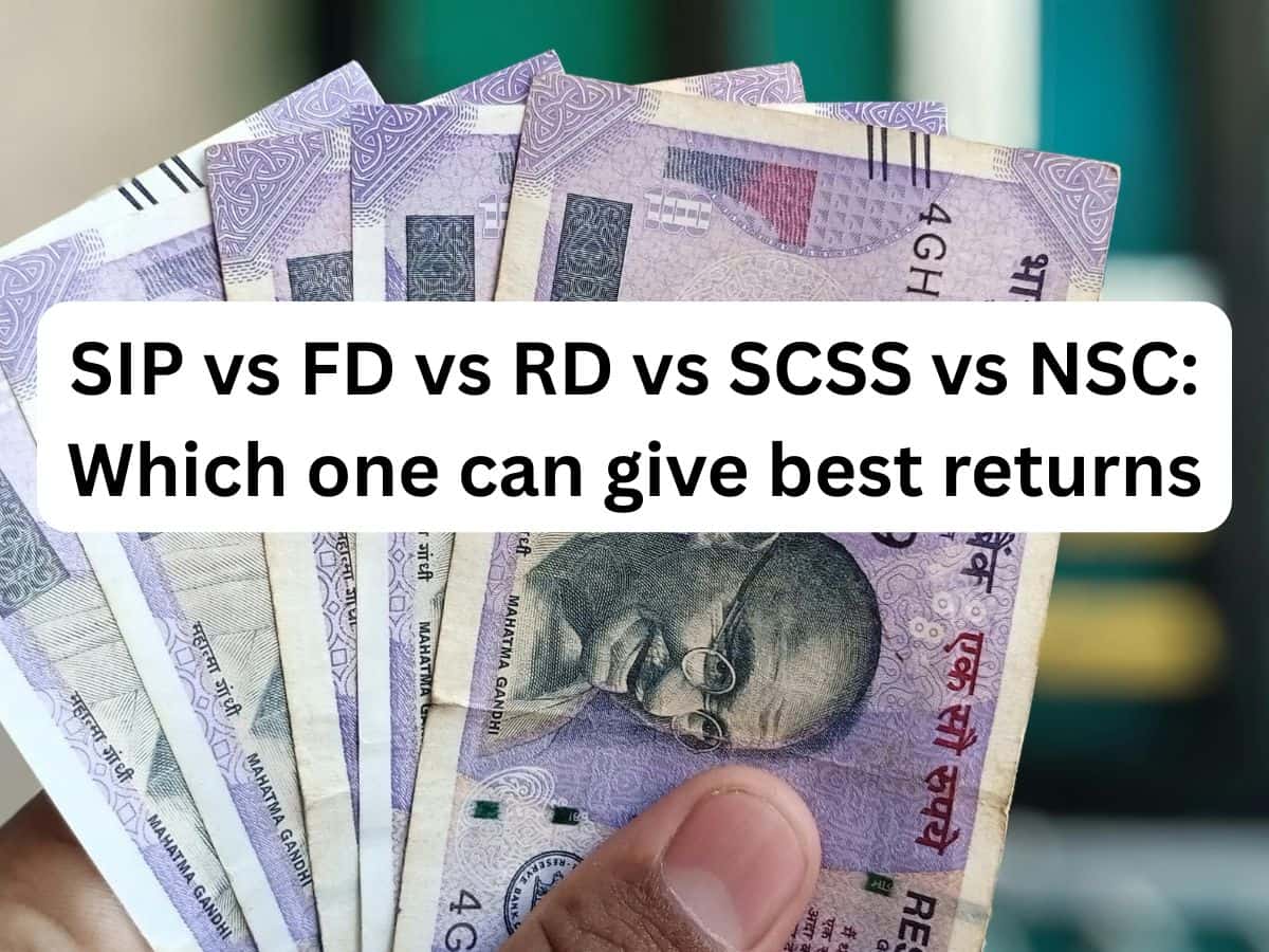 SIP vs FD vs RD vs SCSS vs NSC: Which of these schemes can give you best returns on Rs 9,00,000 ...