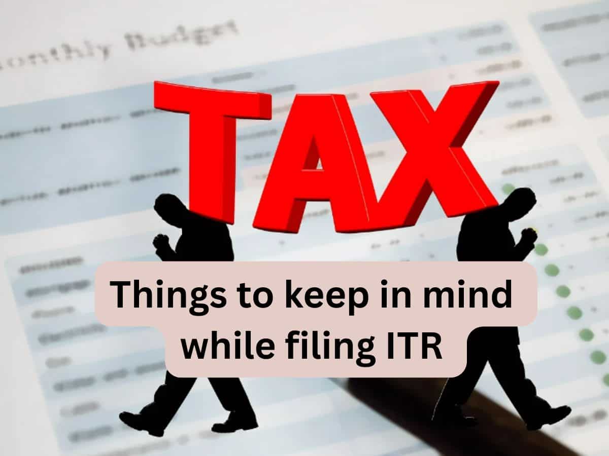 ITR Filing: Want to save tax? 9 things to keep in mind while filing ...