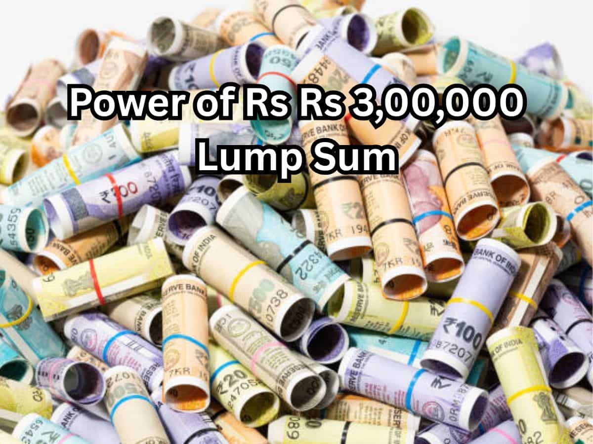 Power of Rs 3,00,000 Lump Sum: In how many years can you generate Rs 1 ...