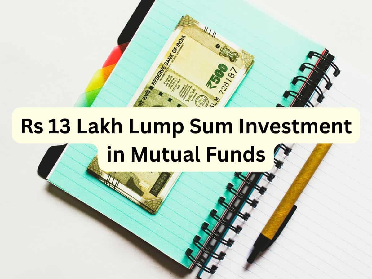 Rs 13,00,000 One-time Investment in Mutual Funds: How many years will it take to create a Rs 3 ...