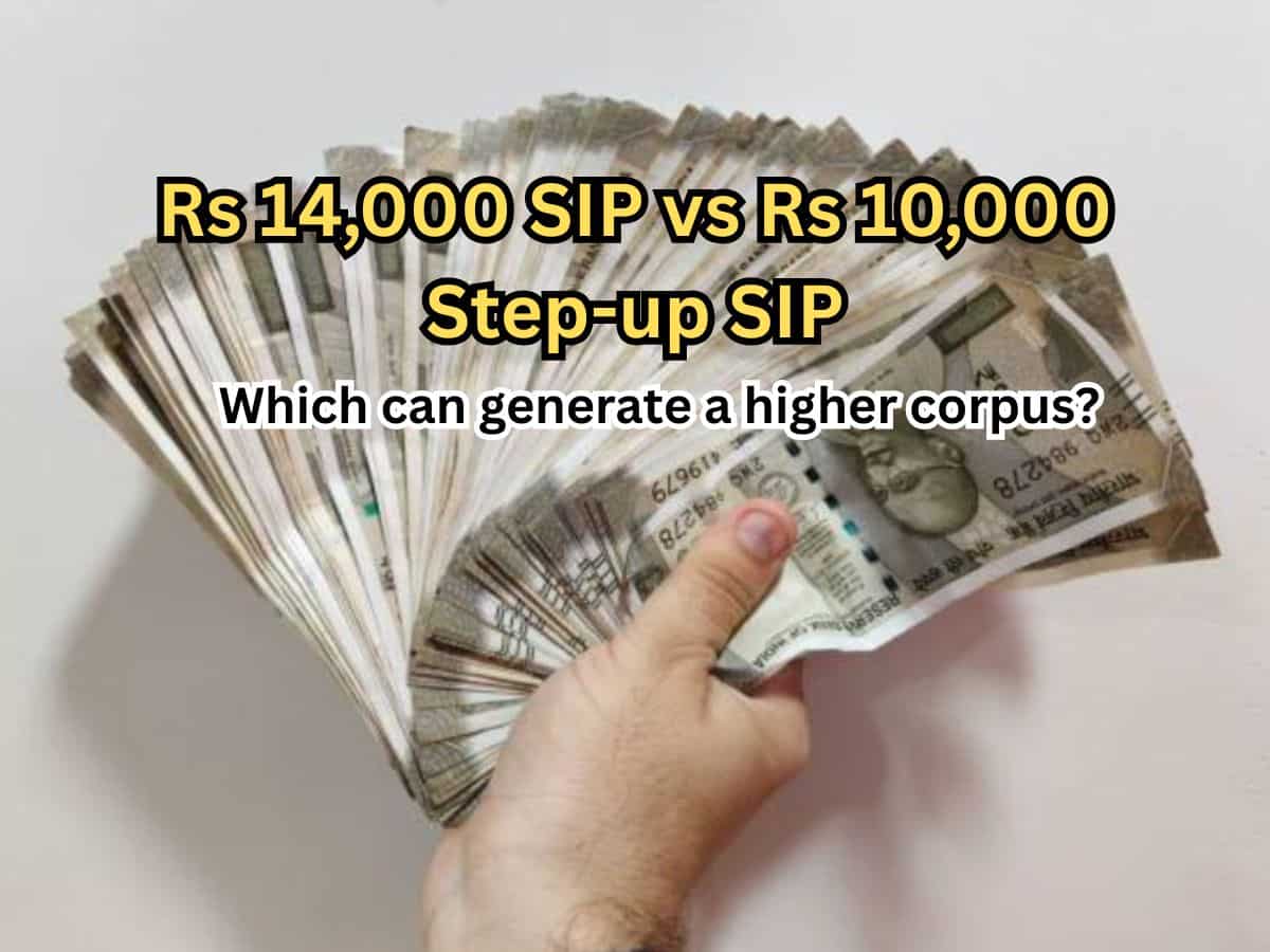 Rs 14,000 SIP vs Rs 10,000 Step-up SIP: Which can generate a higher ...