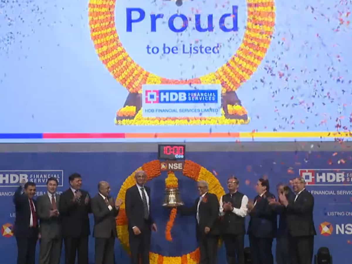 HDB Financial Services Listing: Shares make decent D-Street debut, list ...