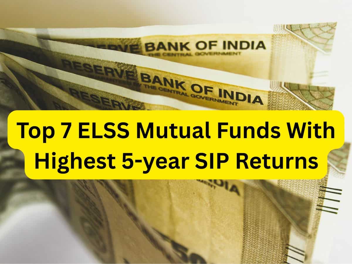 Top 7 ELSS mutual funds with highest 5-year SIP returns; top fund has ...
