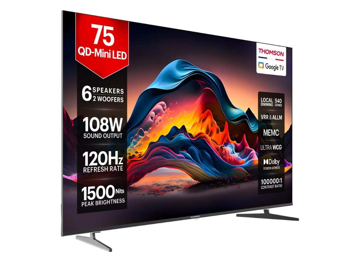 Thomson launches Mini LED TV series in India: Dolby vision, 108W audio ...