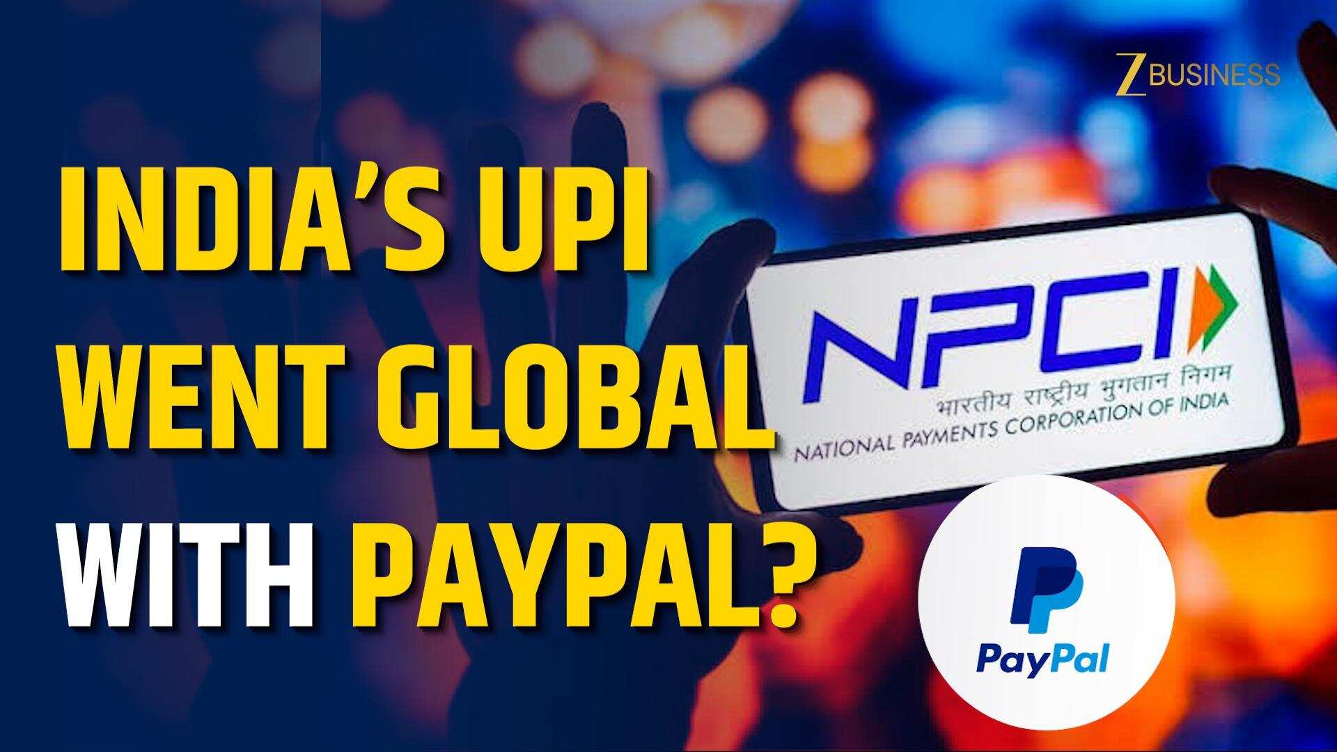 UPI Goes Global with PayPal | Zee Business