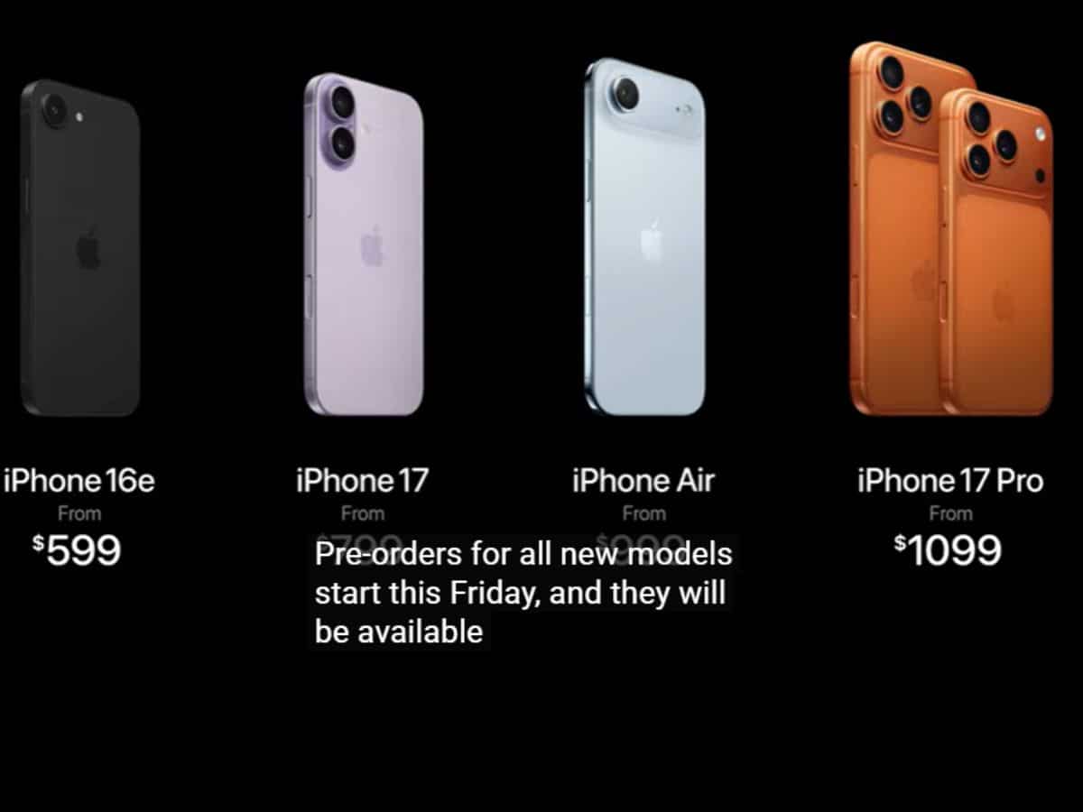 Apple launches iPhone 17 from $799, Watch Series 11 from $399: Key ...