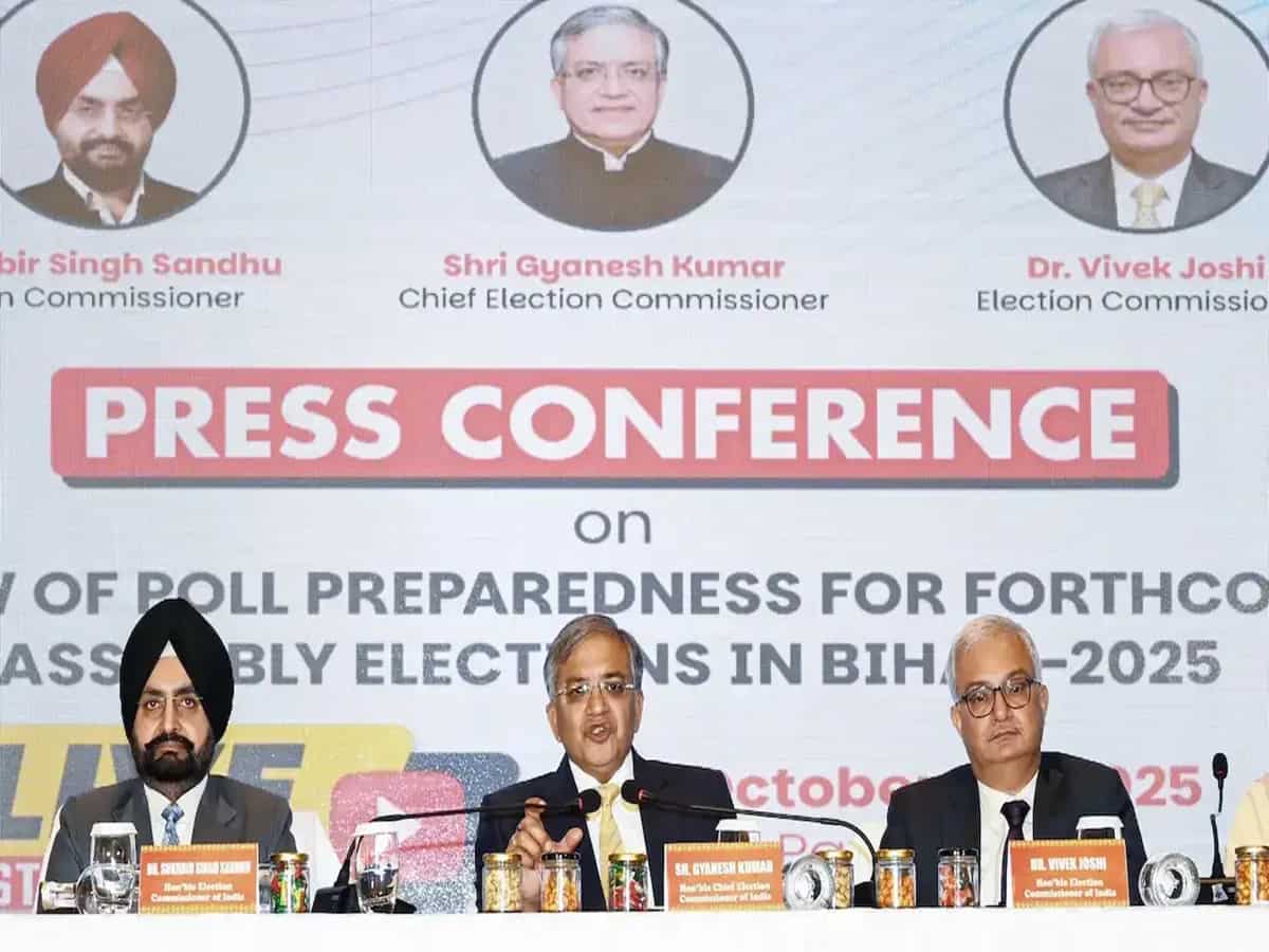 Bihar to vote in two phases on Nov 6 and 11, says Election Commission ...