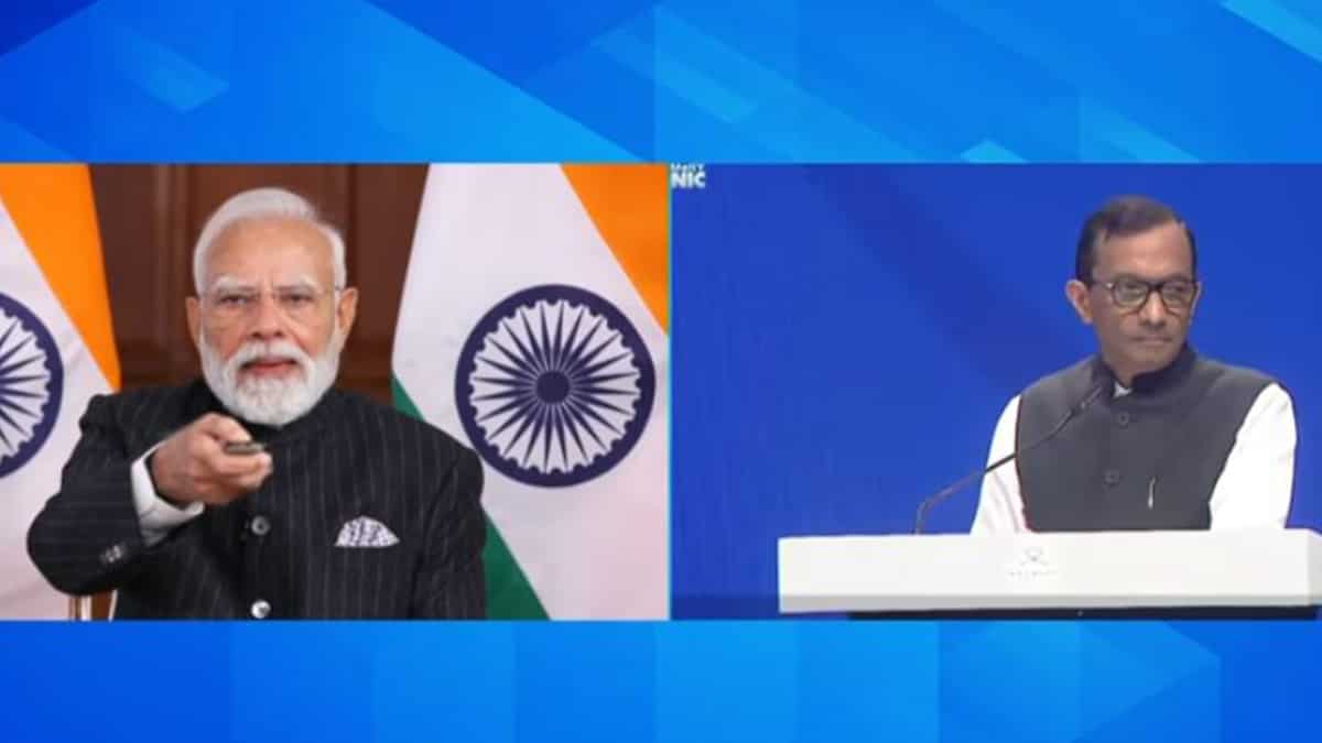 Skyroot’s infinity campus launched by PM Modi; Vikram-I rocket unveiled