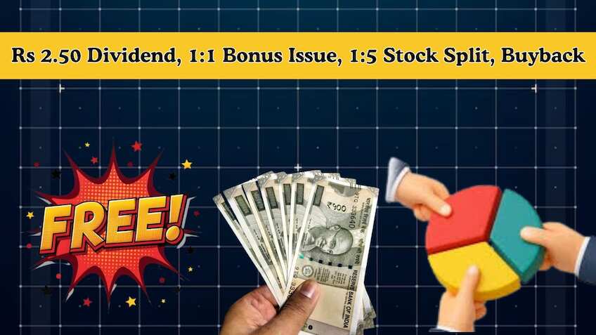 Rs 2.50 Dividend, 1:1 Bonus Issue, 1:5 Stock Split, Buyback: 6 Stocks ...