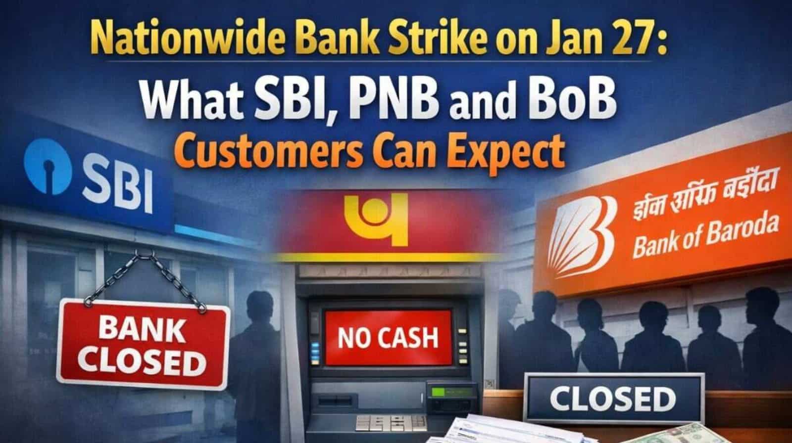 Bank Strike Today: What employees want and how customers may be impacted