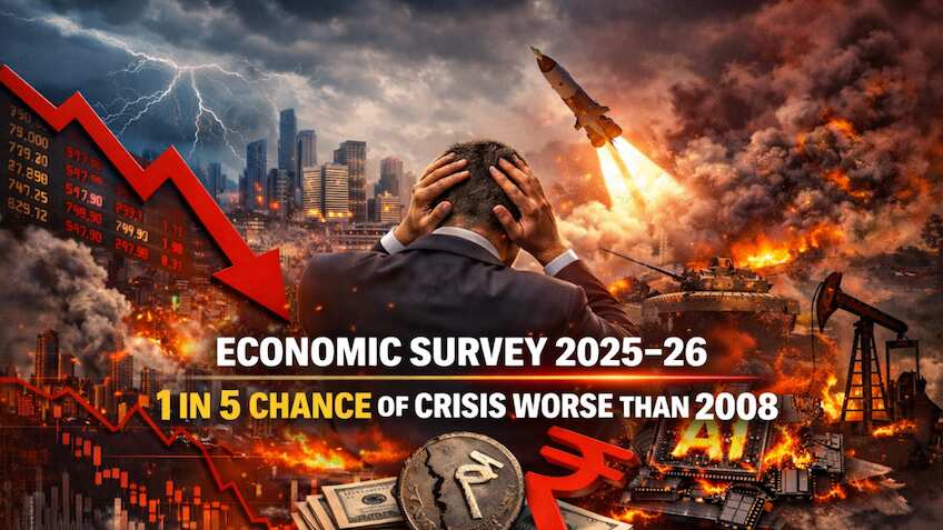 Economic Survey sees 1 in 5 chance of a scenario worse than 2008 ...