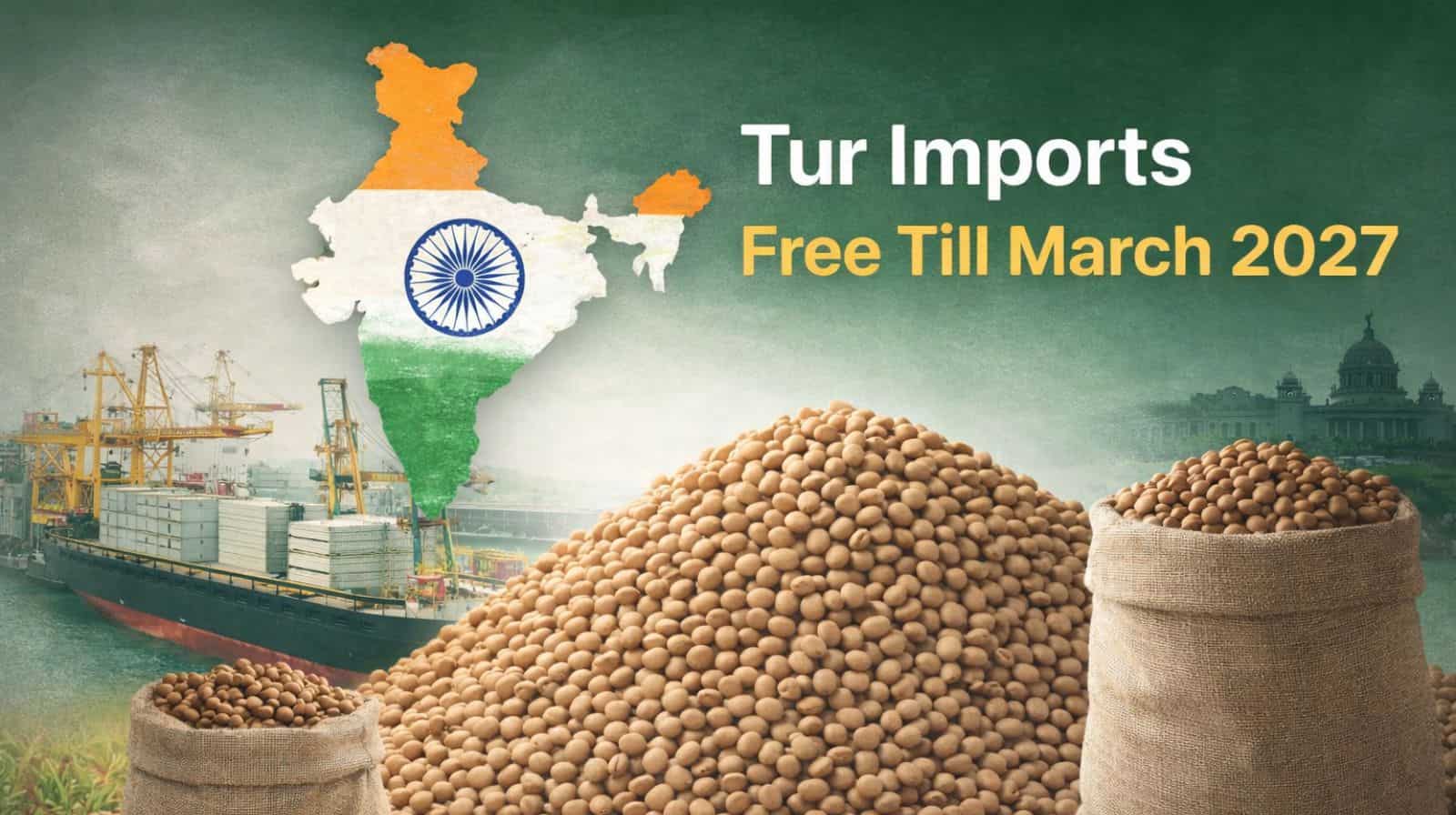 Govt extends free import of tur till March 2027